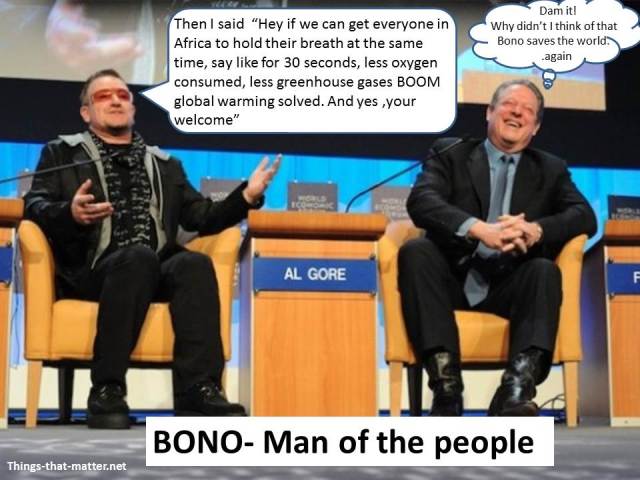 Bono is the ultimate “Man of the People” – Things that matter