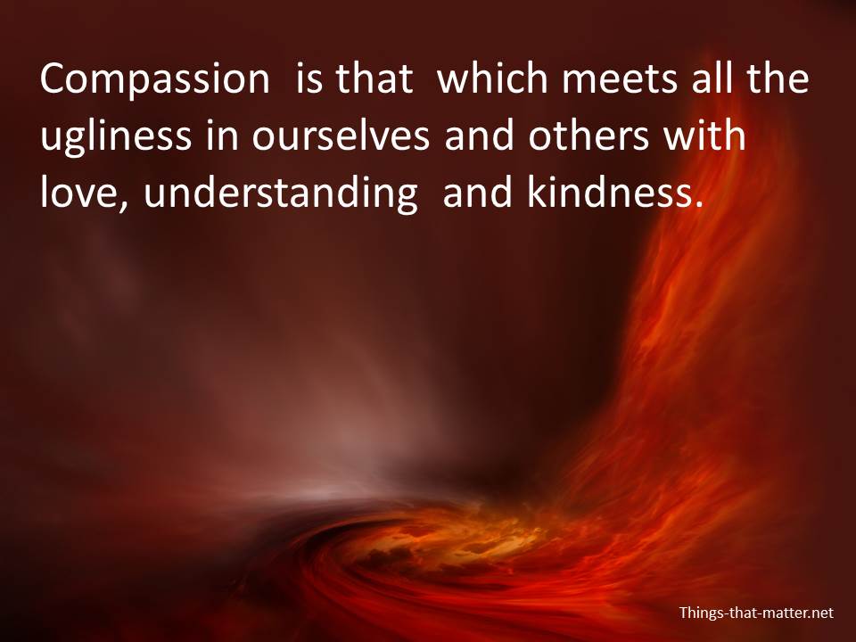 The radical choice of compassion: Some reflections on my previous piece ...